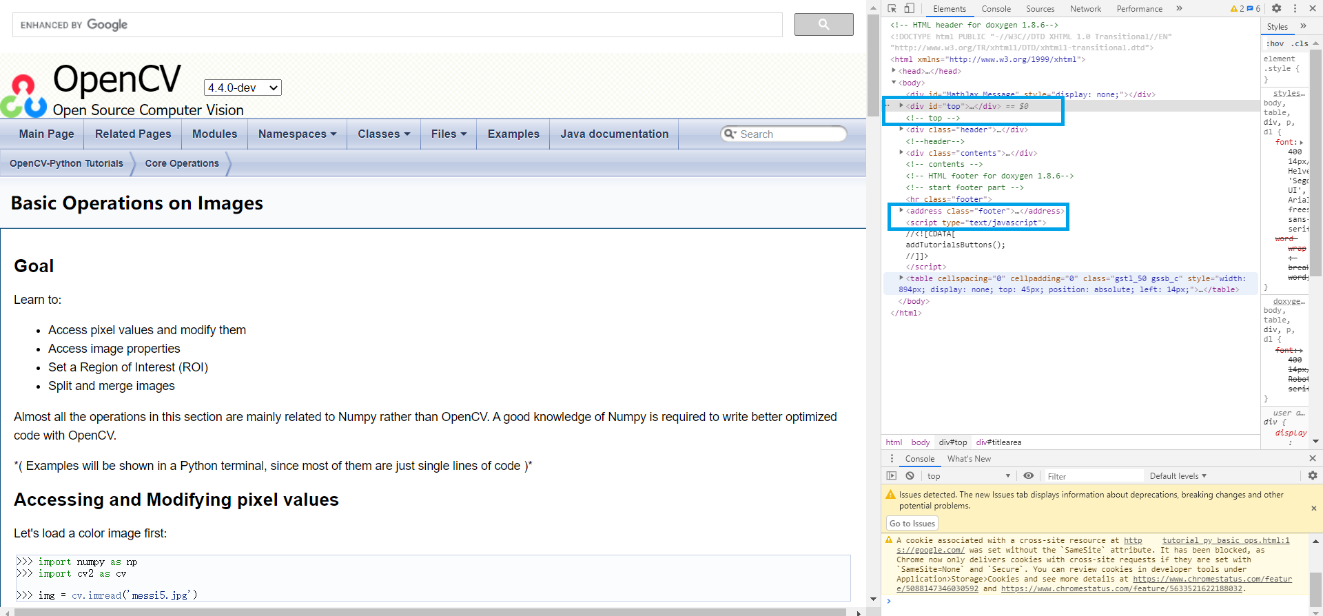 Python获取OpenCV官方文档并保存为Markdown文件 - Mind Groceries